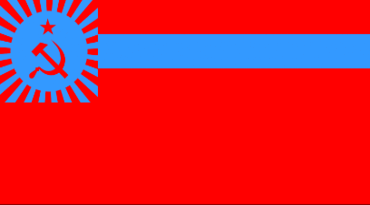 De vlag van Georgië